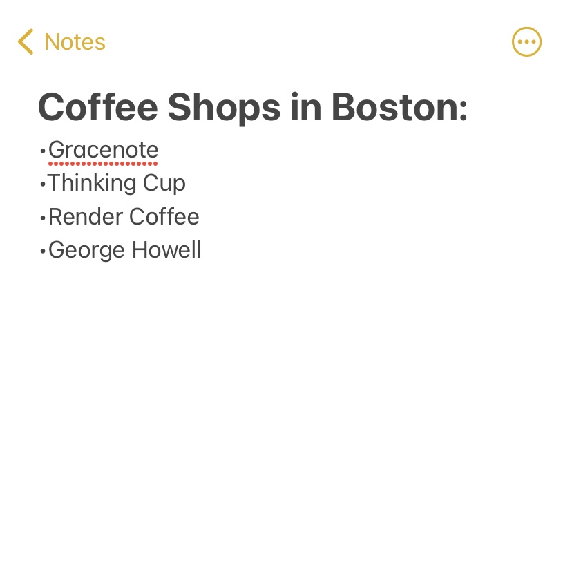 A College Girl's "Notes" App - TFM