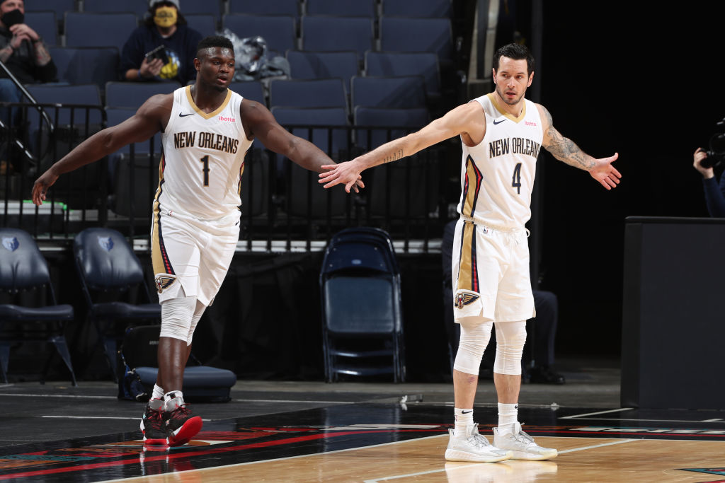 JJ Redick Dunks Balls-in-Face On Zion Williamson - TFM