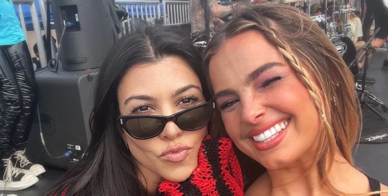 Kourtney Kardashian and Addison Rae Wear Matching Bikinis - TFM